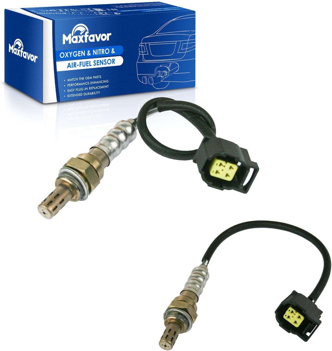 Amazon.com: Maxfavor 2Pcs Oxygen Sensor Replacement for 2011 2012 2013 ...