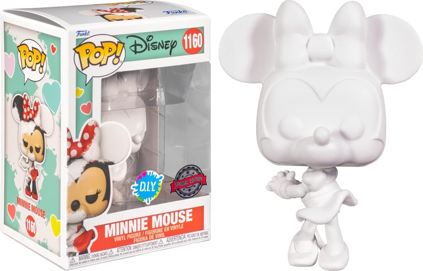 Amazon.com: POP Funko Disney Valentine Minnie Mouse Prerelease Figure ...