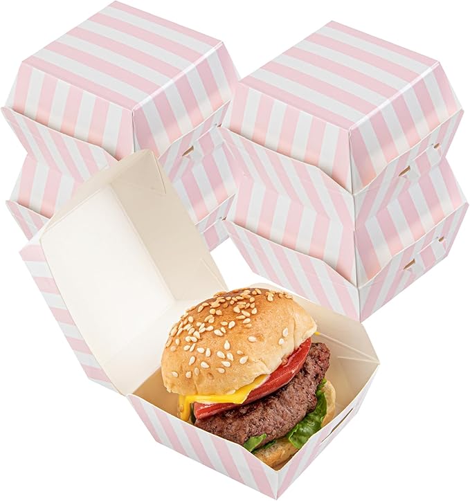 Amazon.com: Restaurantware 2.5 x 2.5 x 2 Inch Mini Burger Boxes 100 ...
