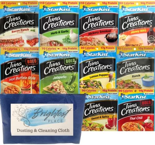 Amazon.com : StarKist Tuna Creations, Variety Pack, 4 - 2.6 oz pouch ...