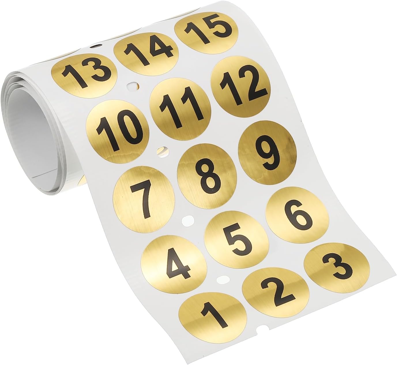PATIKIL 1 to 99 Number Stickers 0.8 Inch, PVC Self-Adhesive Numbered ...