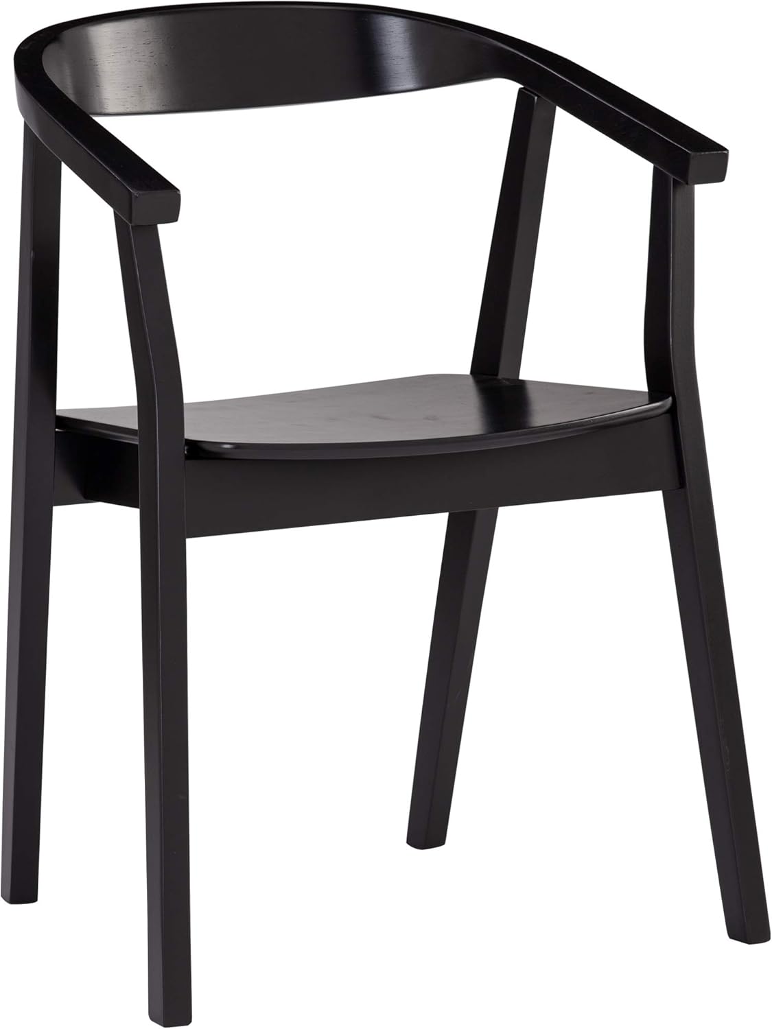 Amazon.com - Fat June Kamran Dining Chair Set of Two, Black - Chairs