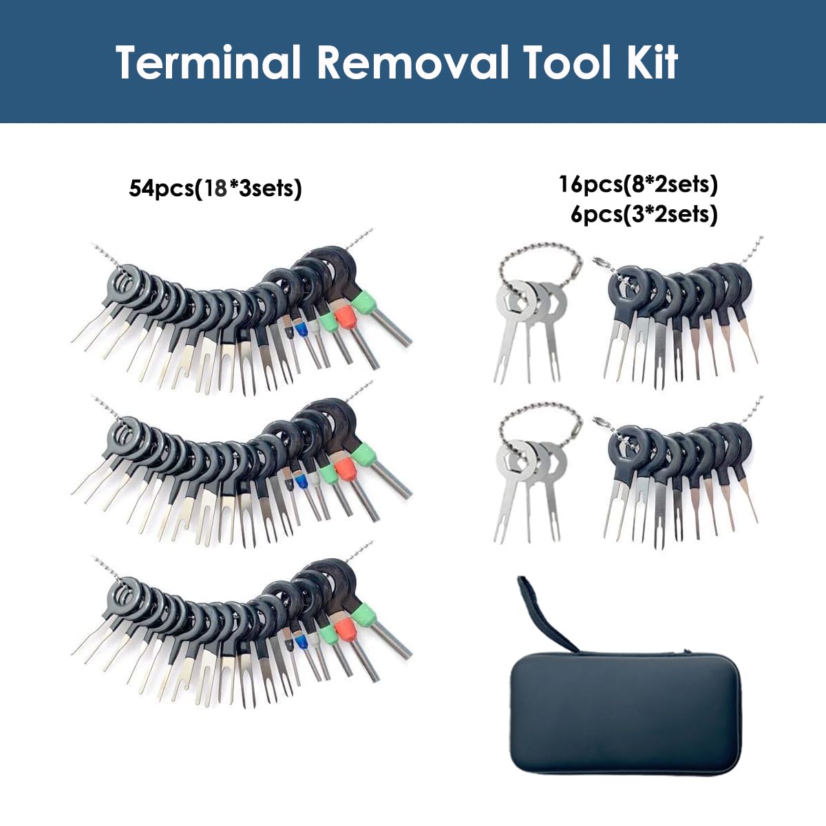 Snapklik.com : 87pcs Terminal Removal Tool Kit Depinning Tool ...
