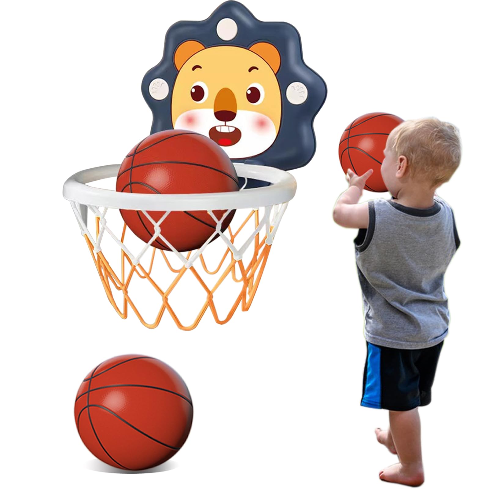 Amazon.com: Toddlers Basketball Hoop Indoor, Adjustable Height Indoor ...