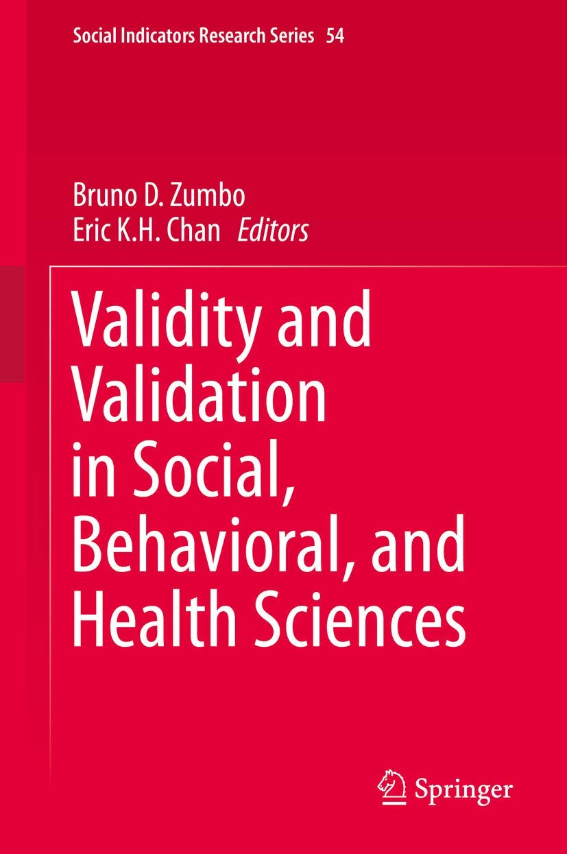 Validity and Validation in Social, Behavioral, and Health Sciences ...