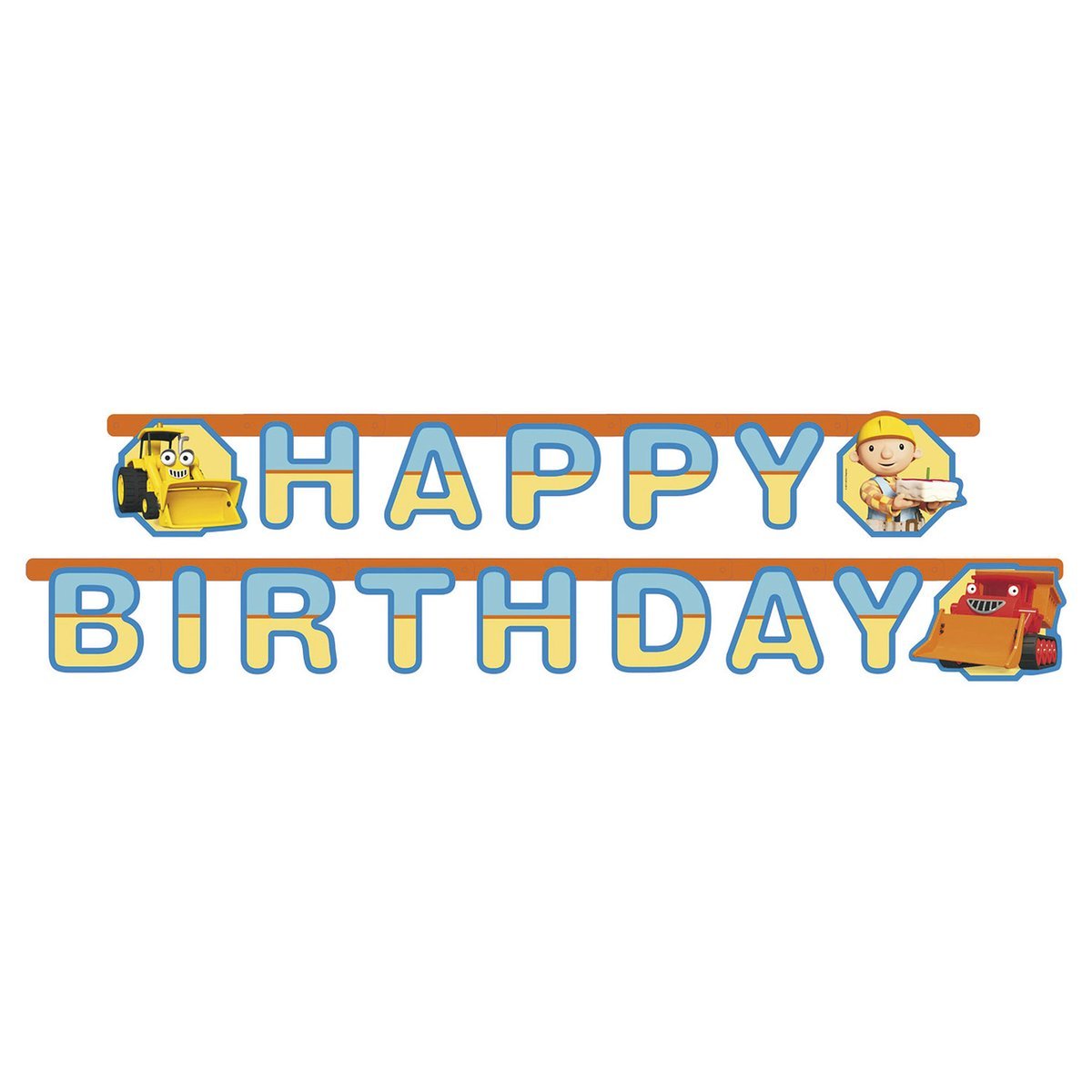 Amscan Bob The Builder Letter Banner | Desertcart KUWAIT