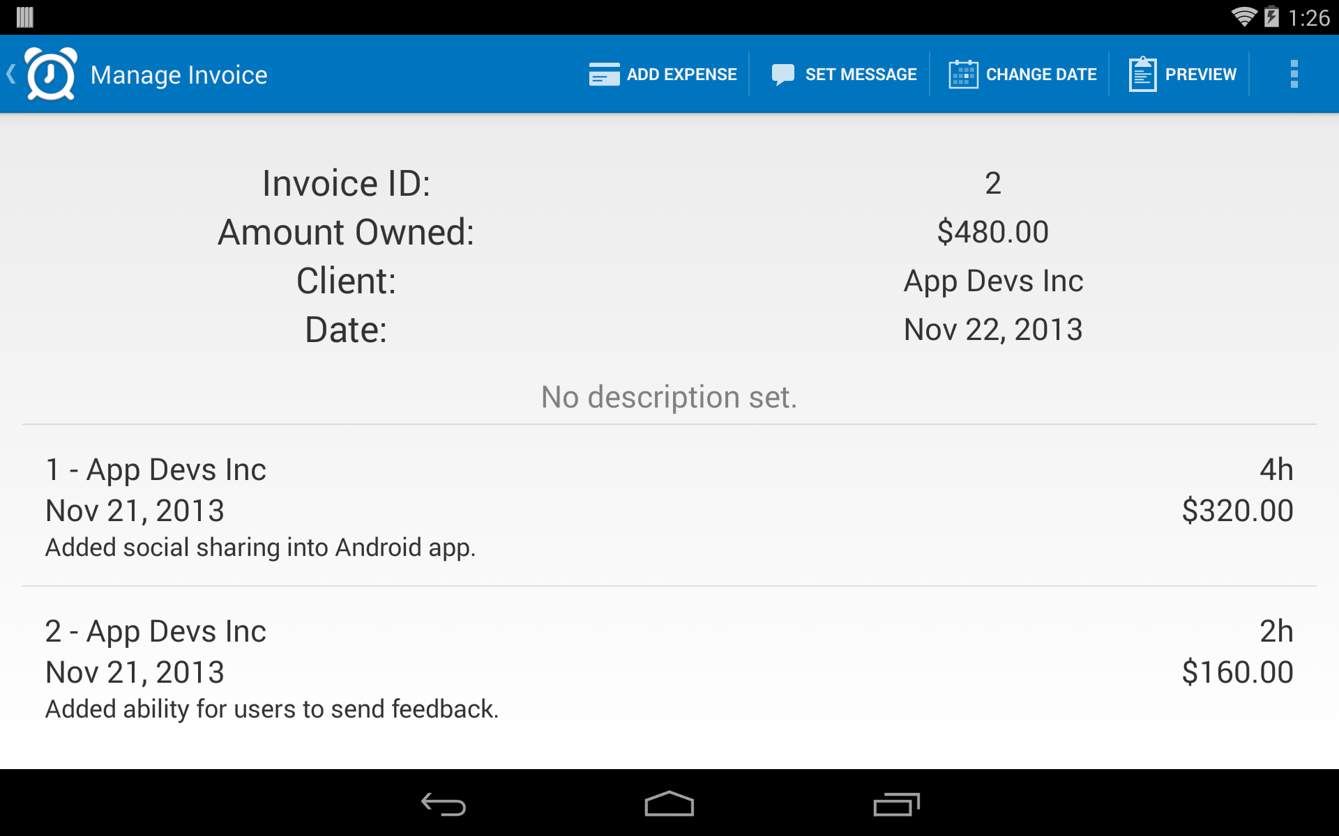 Time Tracker Pro - App on Amazon Appstore