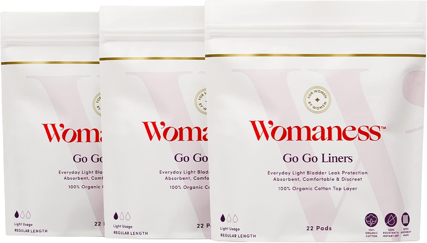 Amazon.com: One by Poise Panty Liners (2-in-1 Period & Bladder Leakage ...