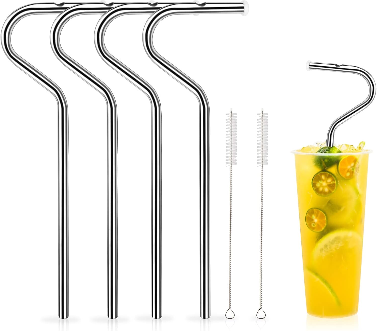 Amazon.com: Anti Wrinkle Straw, Reusable Anti Wrinkle Drinking Straw ...