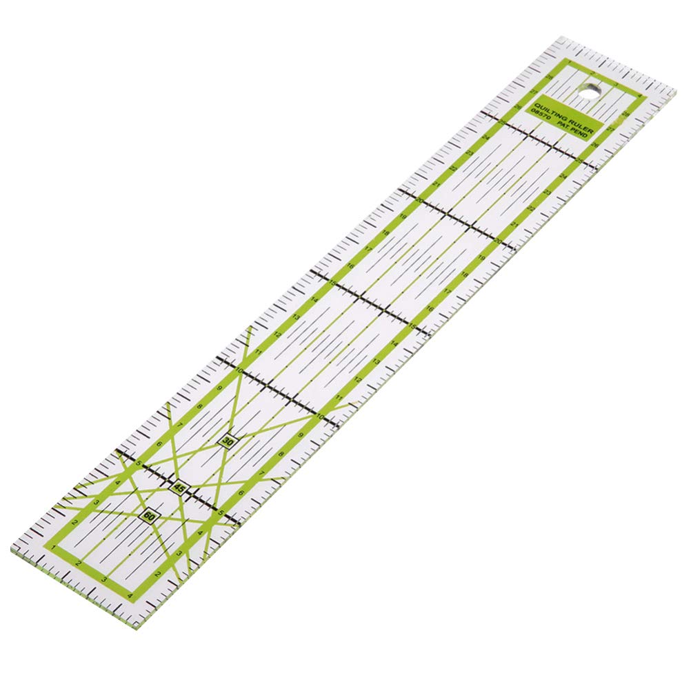 Clear Sewing Ruler DIY Quilting Tool with Grid Lines Acrylic Quilting ...