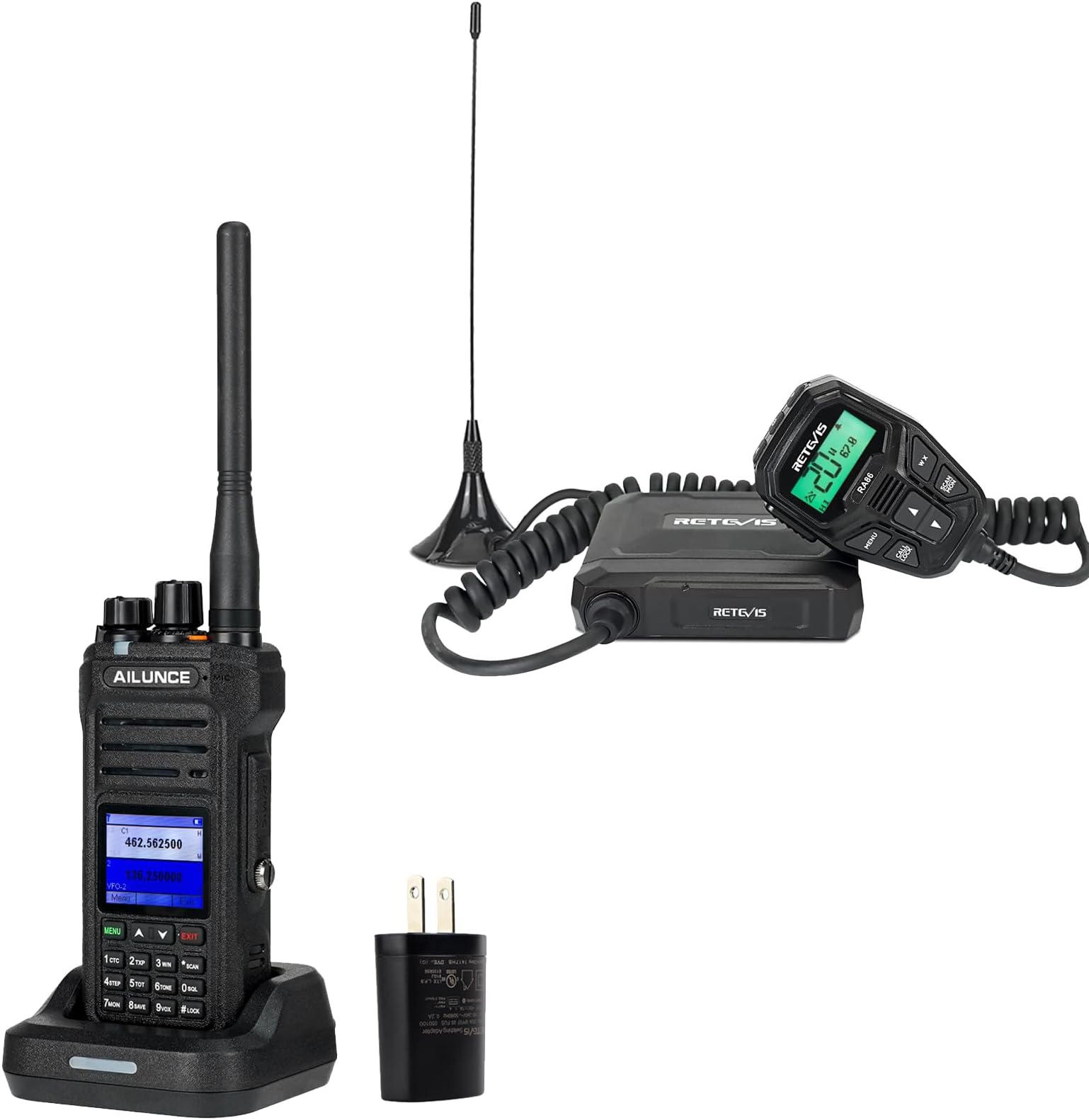 Amazon.com: Retevis Ailunce HA1G GMRS Radio, GMRS Handheld Radio Bundle ...