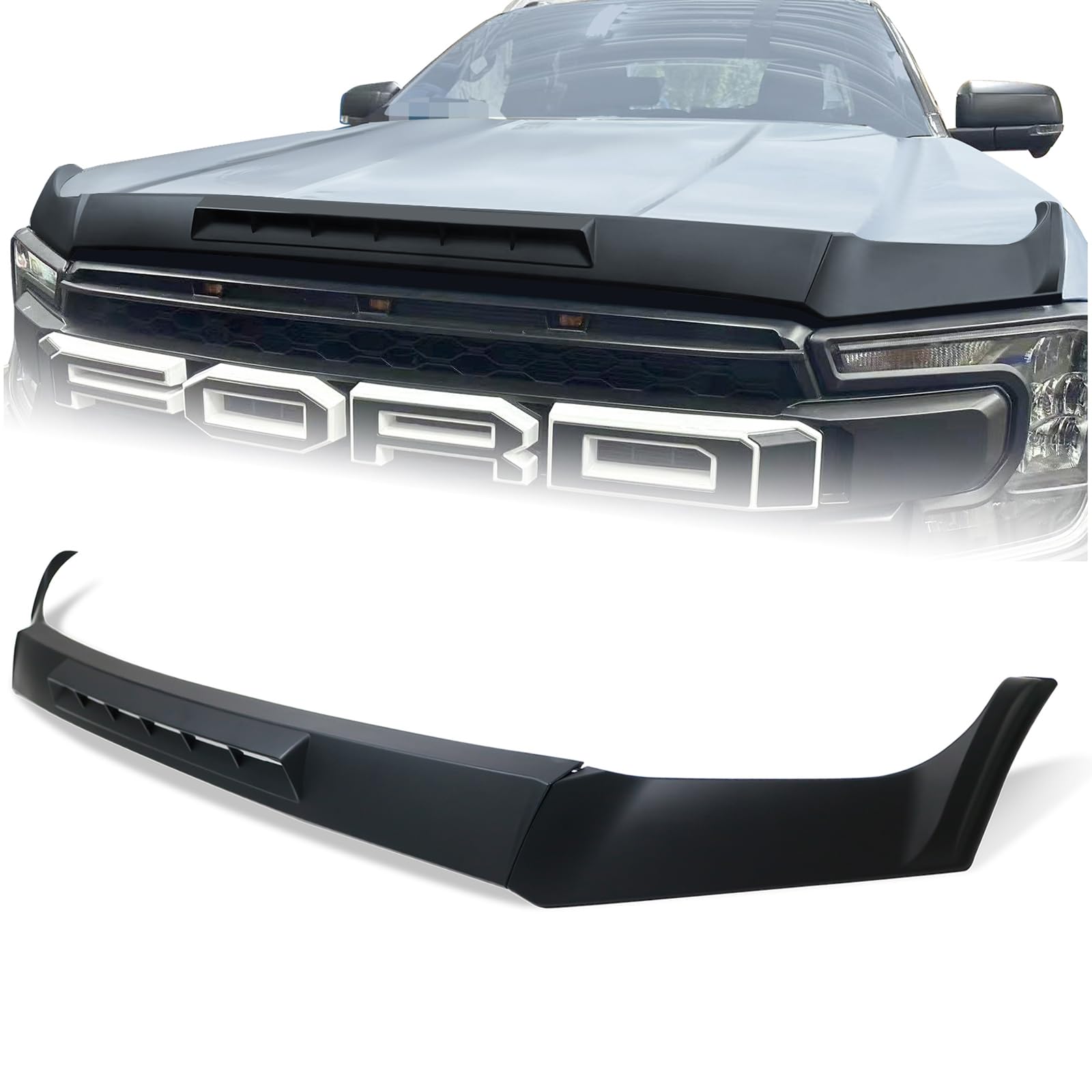 SUERAUTO4X4 Bonnet Protector for Ford Ranger and Ford Everest Next Gen ...
