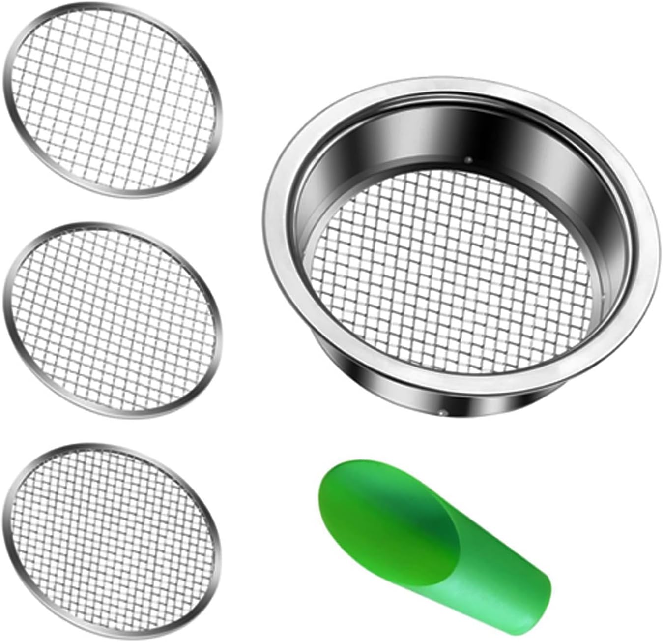 Amazon.com : BOOWOO Soil Sifter for Garden, Stainless Steel Fine Mesh ...