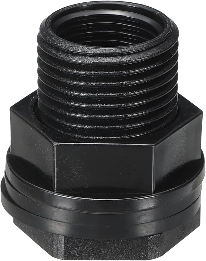 Amazon.com: PATIKIL Polypropylene Bulkhead Fitting 3/4", Bulkhead Water ...