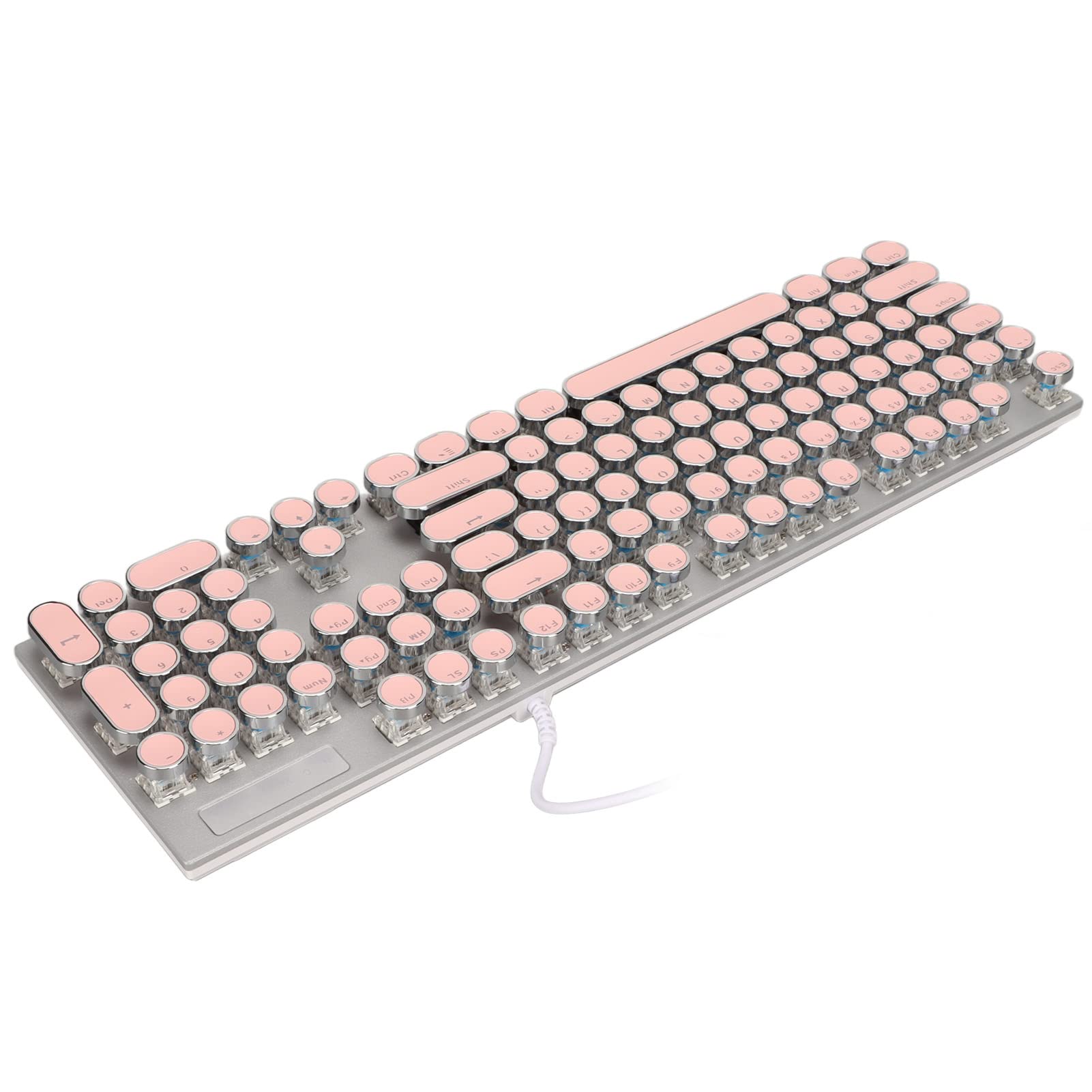 Buy Mechanical Keyboard Blue Switch, 104 Keys RGB Illuminated Blue ...