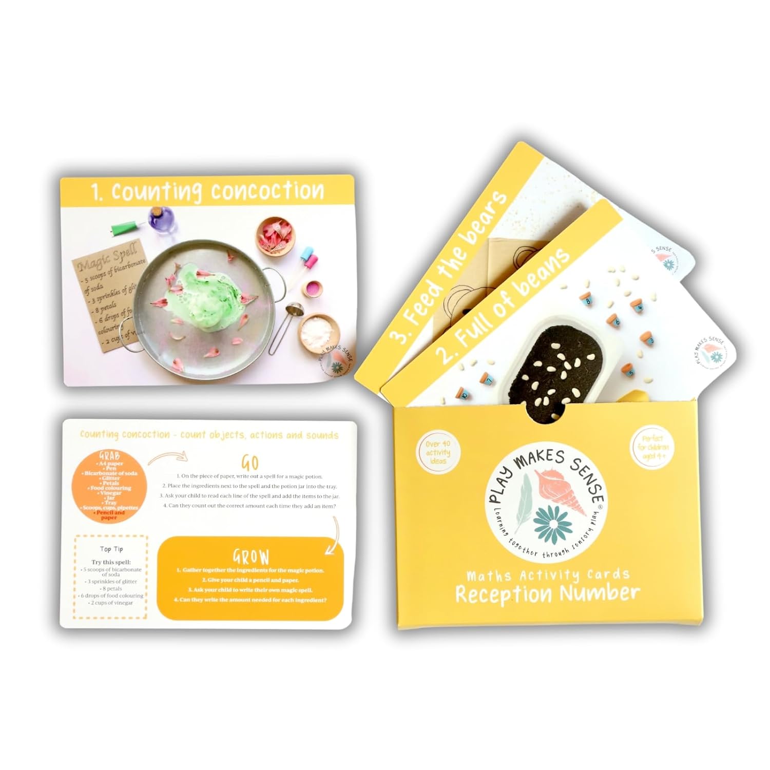 Maths Activity Cards Reception Number | Reception Maths Games ...