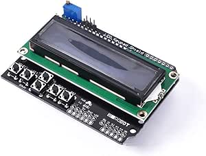 UIOTEC LCD Keypad Shield LCD1602 LCD 1602 Module Display for arduino ...