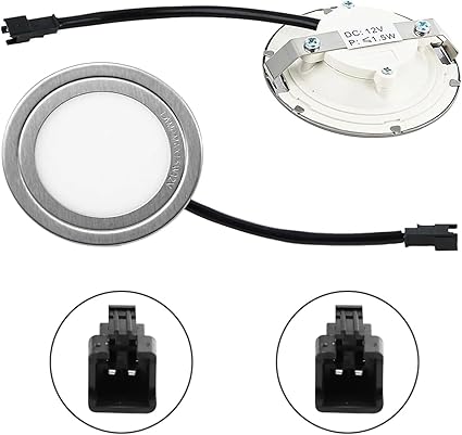 Oreutkd 2Pcs DC 12V 1.5W Range Hood Lights Bulbs with SM Socket ...