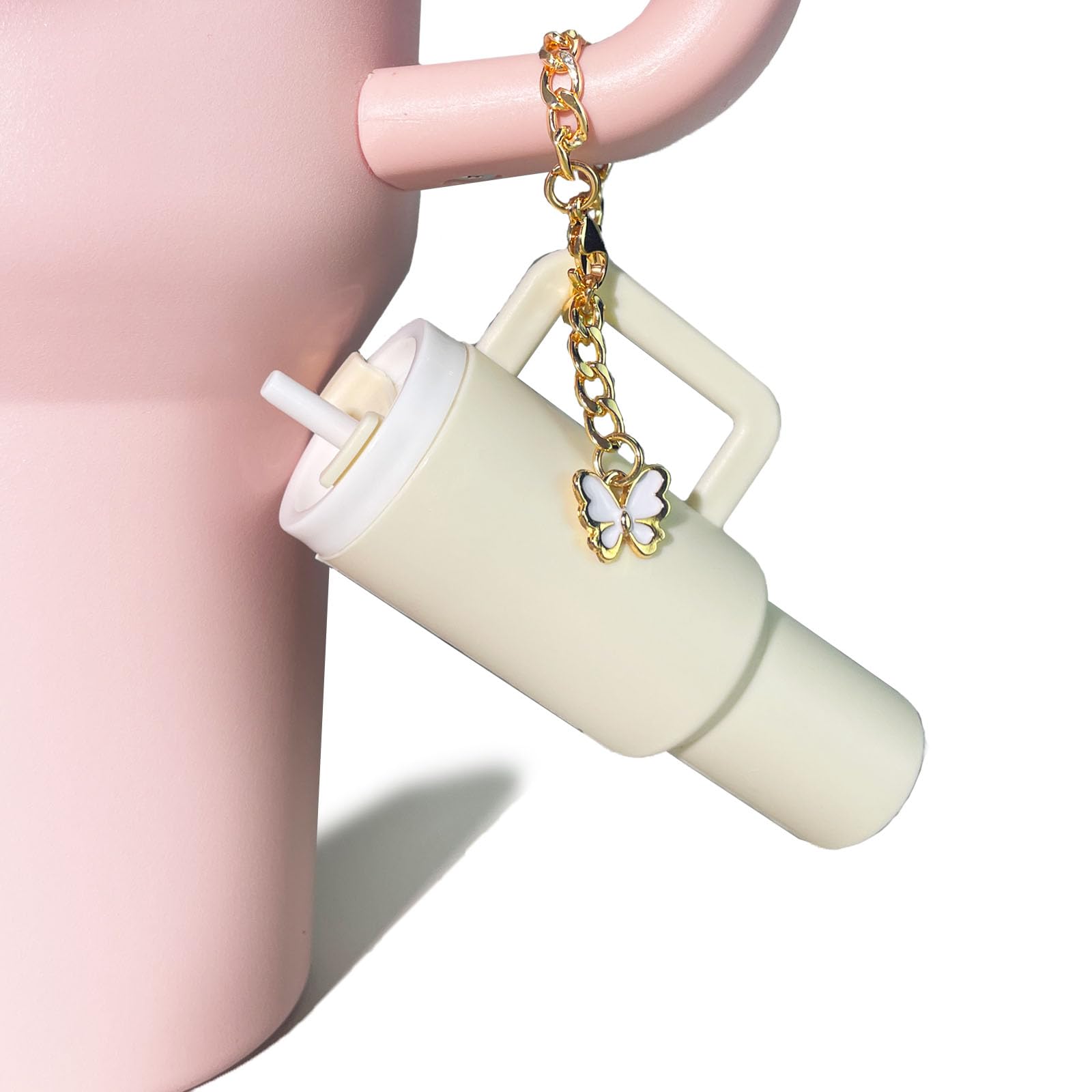 Amazon.com | LUHOHI Mini Cup Keychain for Stanley Cup- Cute Mini ...