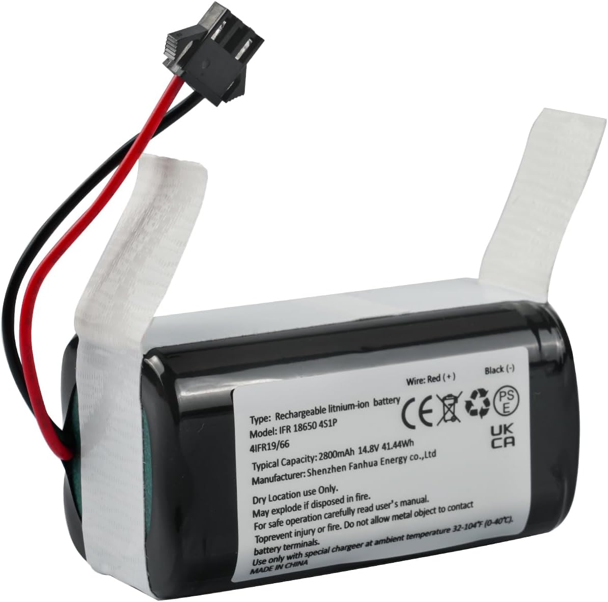 Amazon.com: 2800mAh 14.4V Replacement Battery for Coredy R300, R500 ...