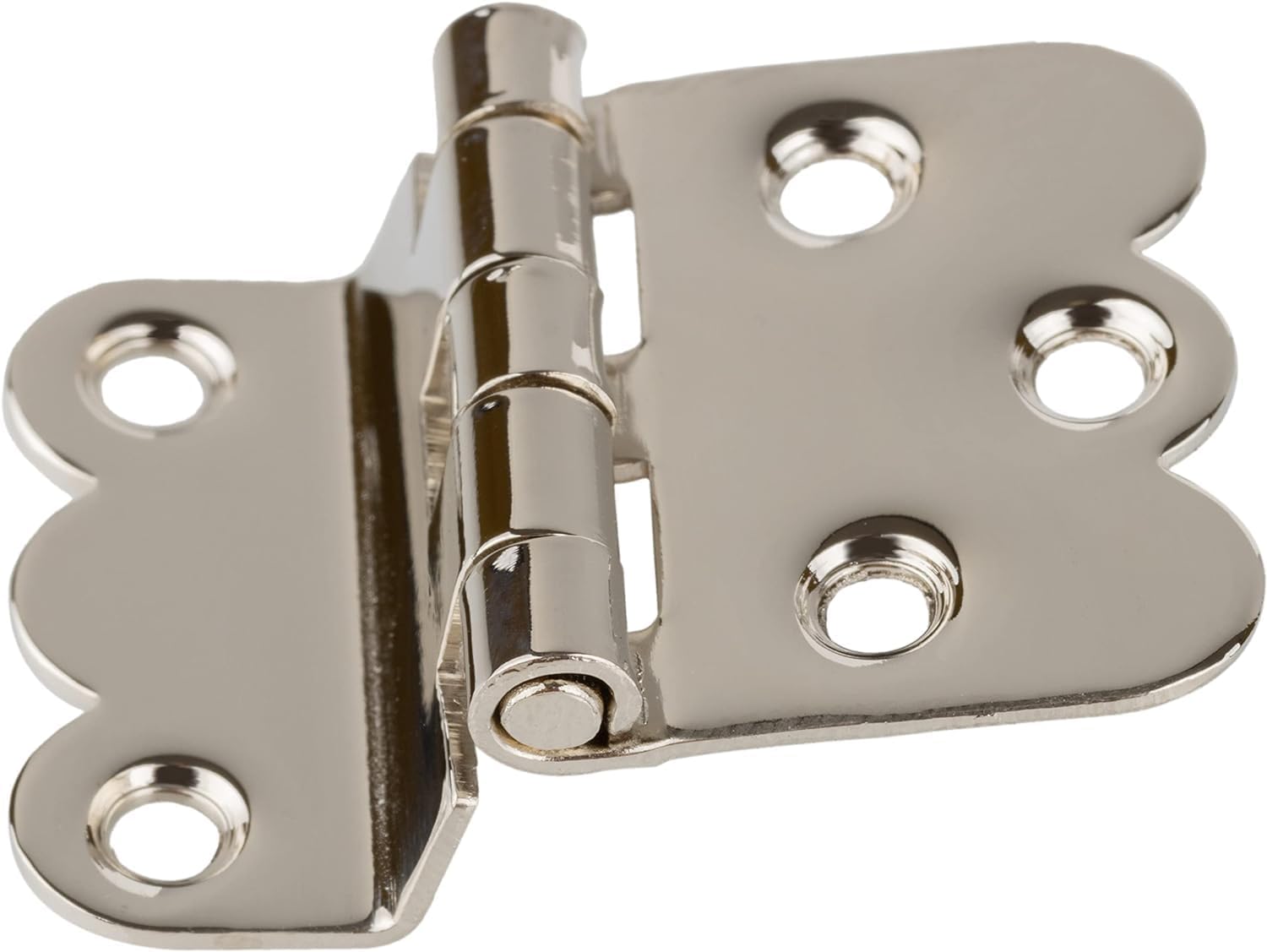Nickel Plated Napanee Offset Cabinet Hinges | 4 Pairs/Pack| Hoosier ...