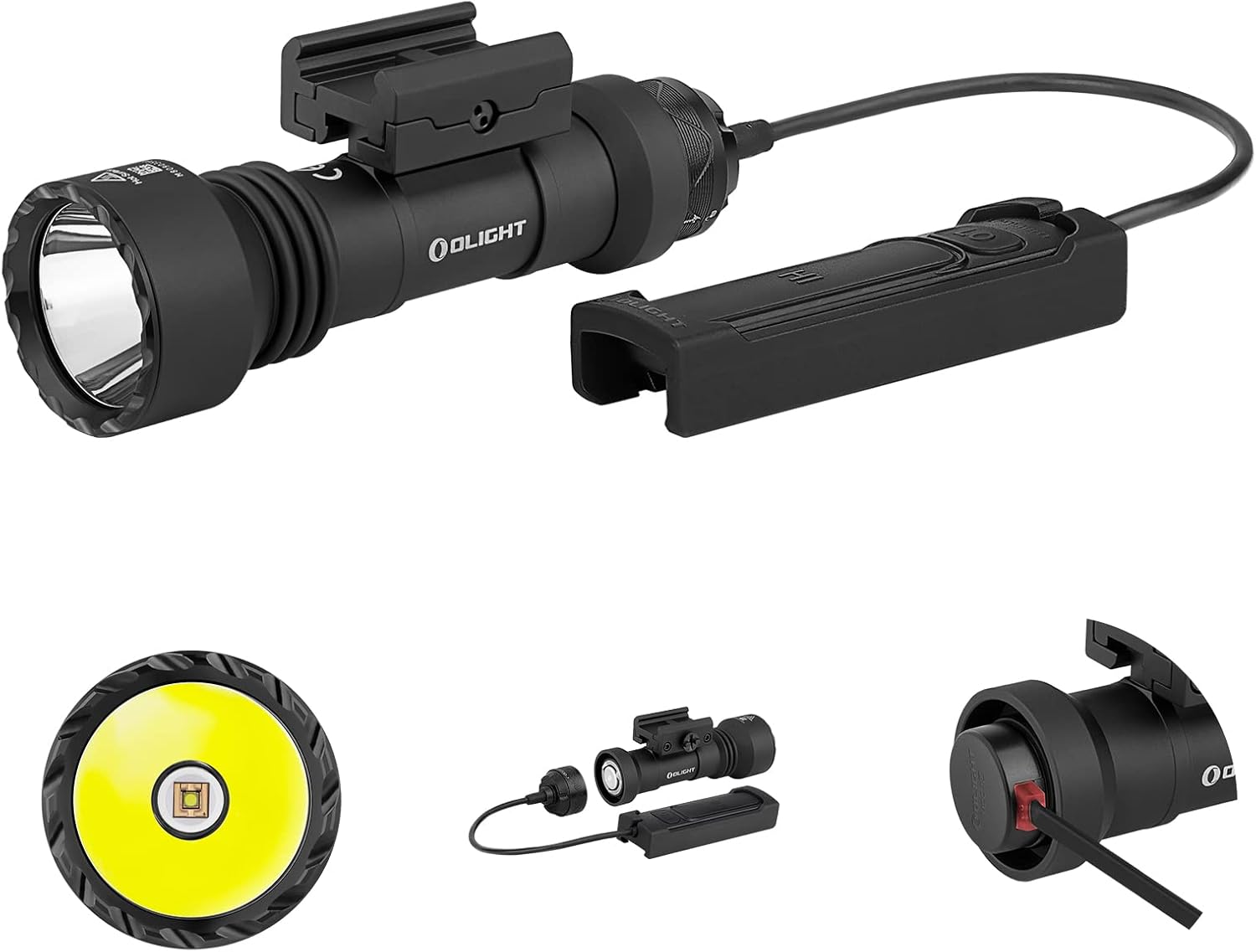 OLIGHT Javelot Tac 1000 Lumens Tactical Flashlight, Picatinny Rail ...