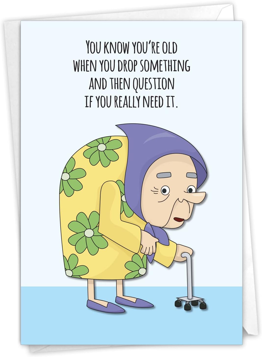 Amazon.com : NobleWorks - 1 Awesome Birthday Greeting Card - Cartoon ...