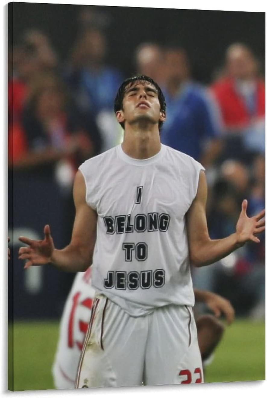 Amazon.com: Kaká Footballer Athlete Poster Artworks Canvas Poster Room ...