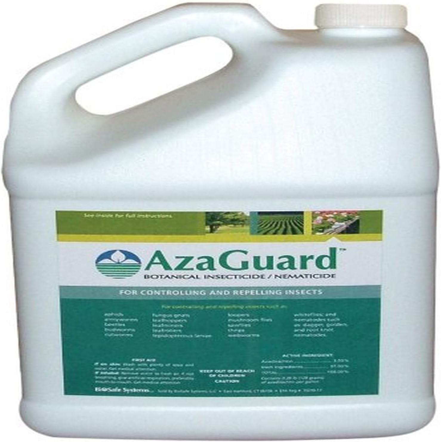 Amazon.com: Biosafe Systems O70001 AzaGuard Botanical Insecticide ...