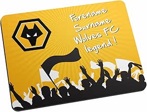 Personalised Mouse Mat for Wolverhampton Wanderers FC legends, great ...