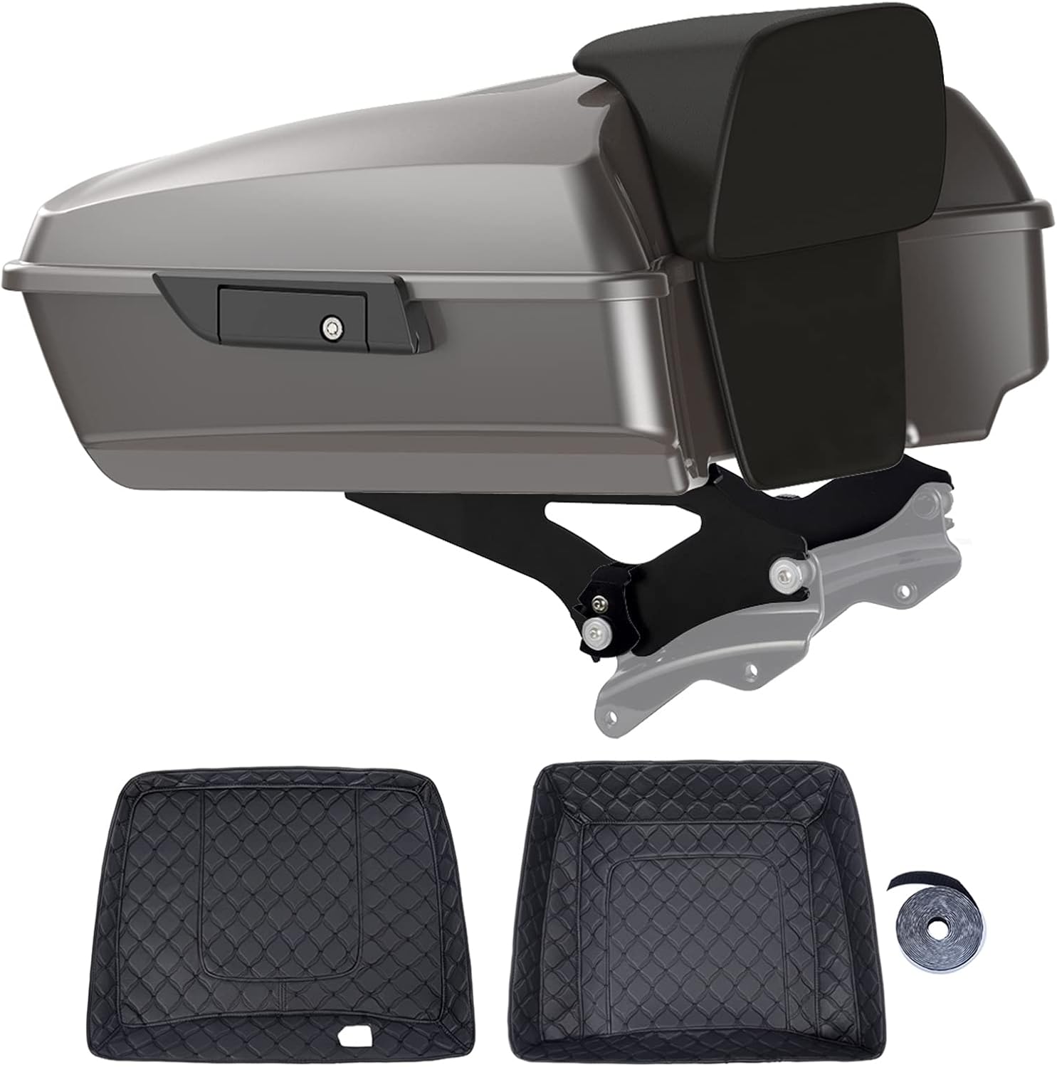 Amazon.com: Motorcycle Chopped Tour Pack For 2009+ Harley Touring ...