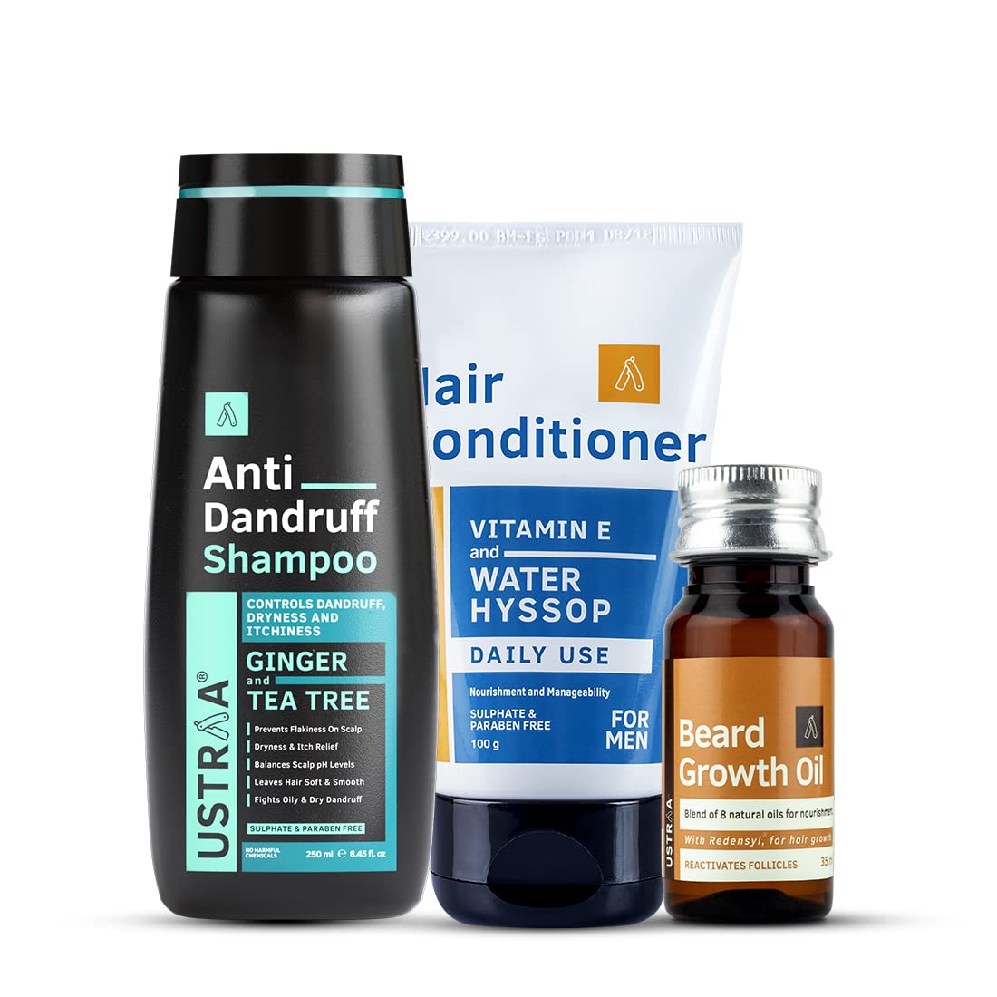 Ustraa Anti-Dandruff Shampoo - 250ml - With Ginger & Tea Tree Oil ...