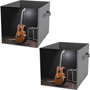 Amazon.com - Collapsible Storage Bins 2PCS Stackable Storage Bins ...