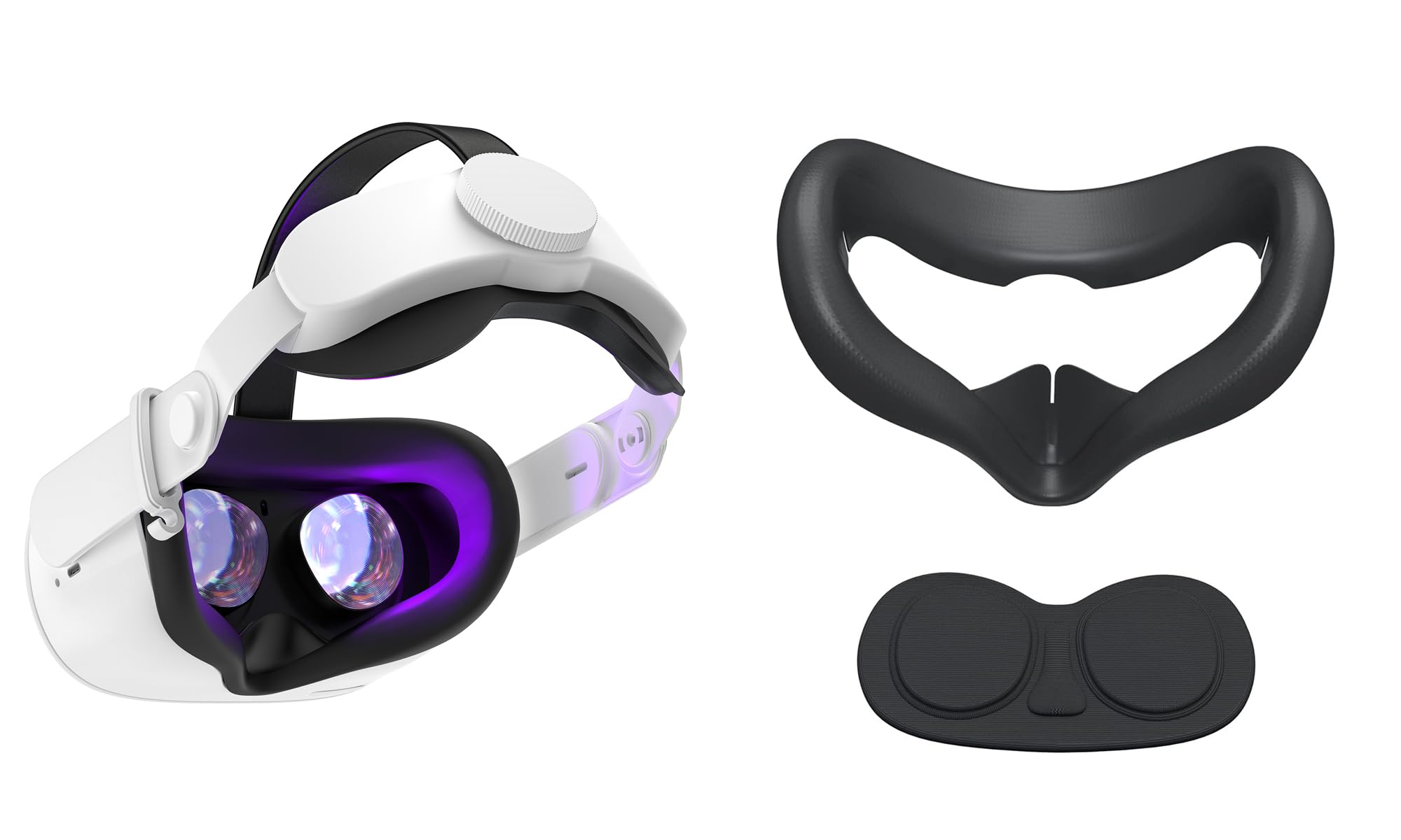 Amazon.com: SUPERUS Head Strap and Silicone Face Cover Pad for Quest 2 ...