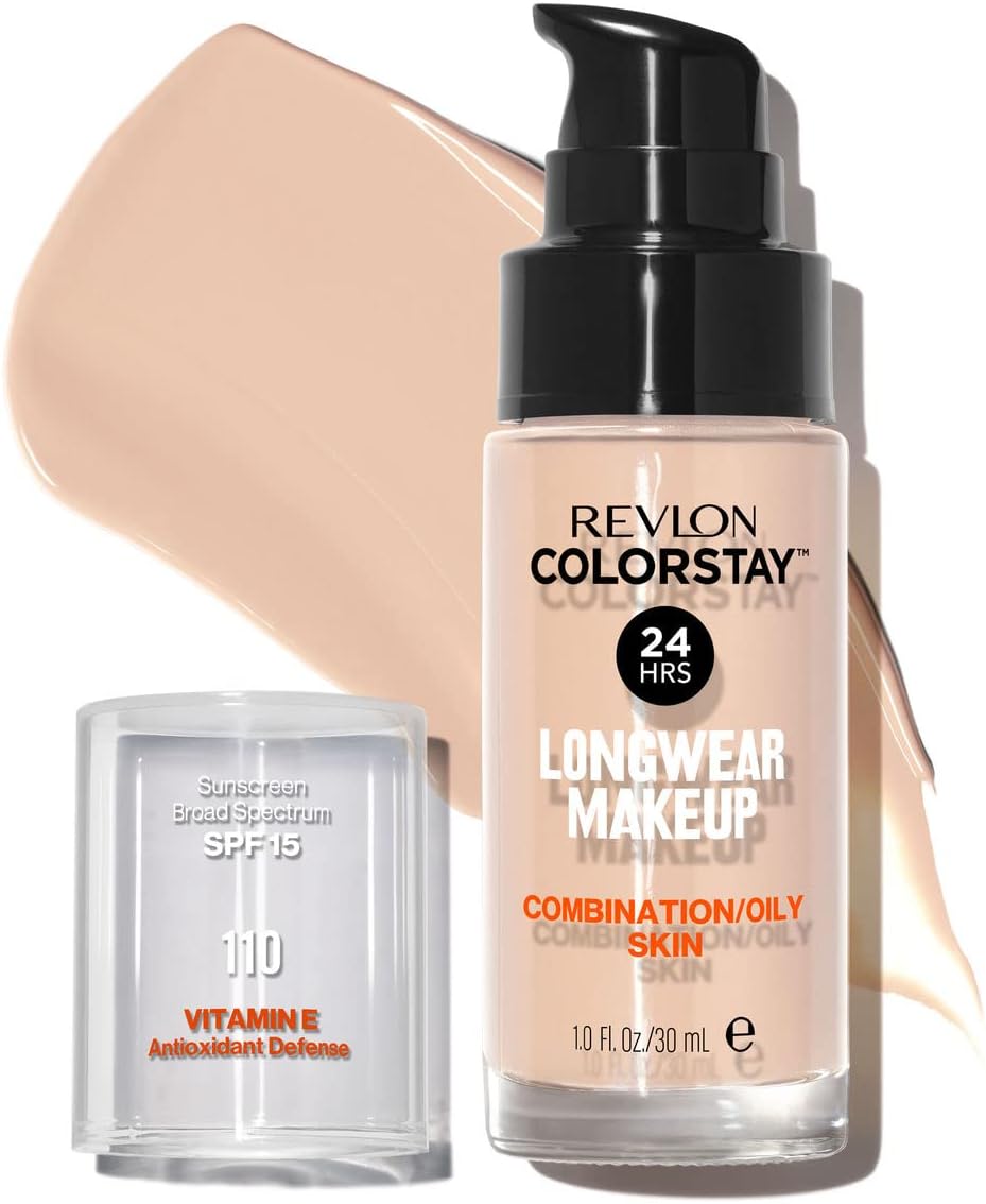Amazon.com : Revlon Colorstay SPF 15 Makeup Foundation for Combination ...