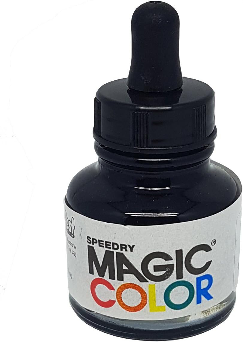 Magic Color 28ml Quasar Black (Opaque), Ink, 5 x 5 x 8 cm : Amazon.co ...