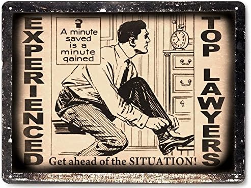 Amazon.com: Lawyer attorney metal Sign/vintage style retro plaque ...
