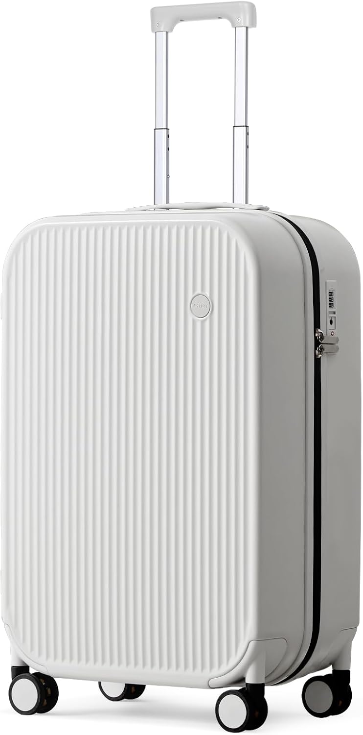 Amazon.com | mixi 20 Inch Carry On Luggage PC Hardside Suitcases with Wheels & TSA for Travel ...