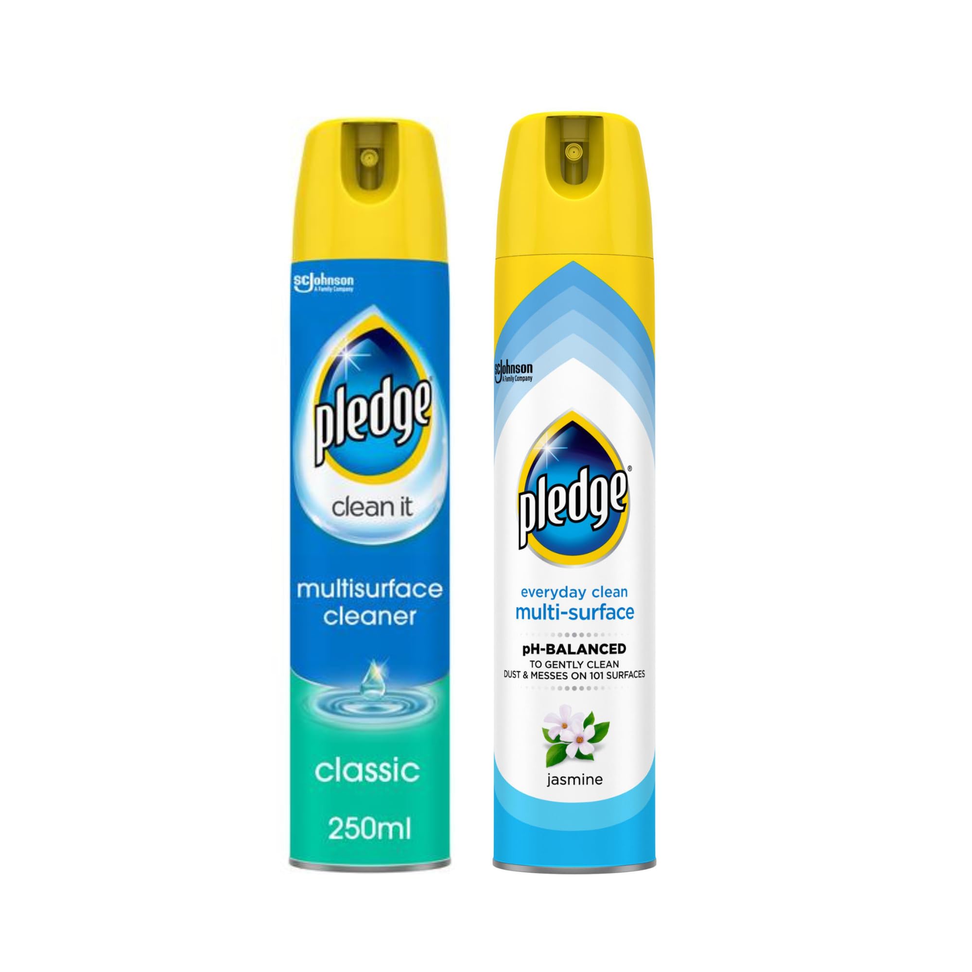 Pledge Clean It Multisurface Polish Cleaner - 2 x 250ml (Classic and ...