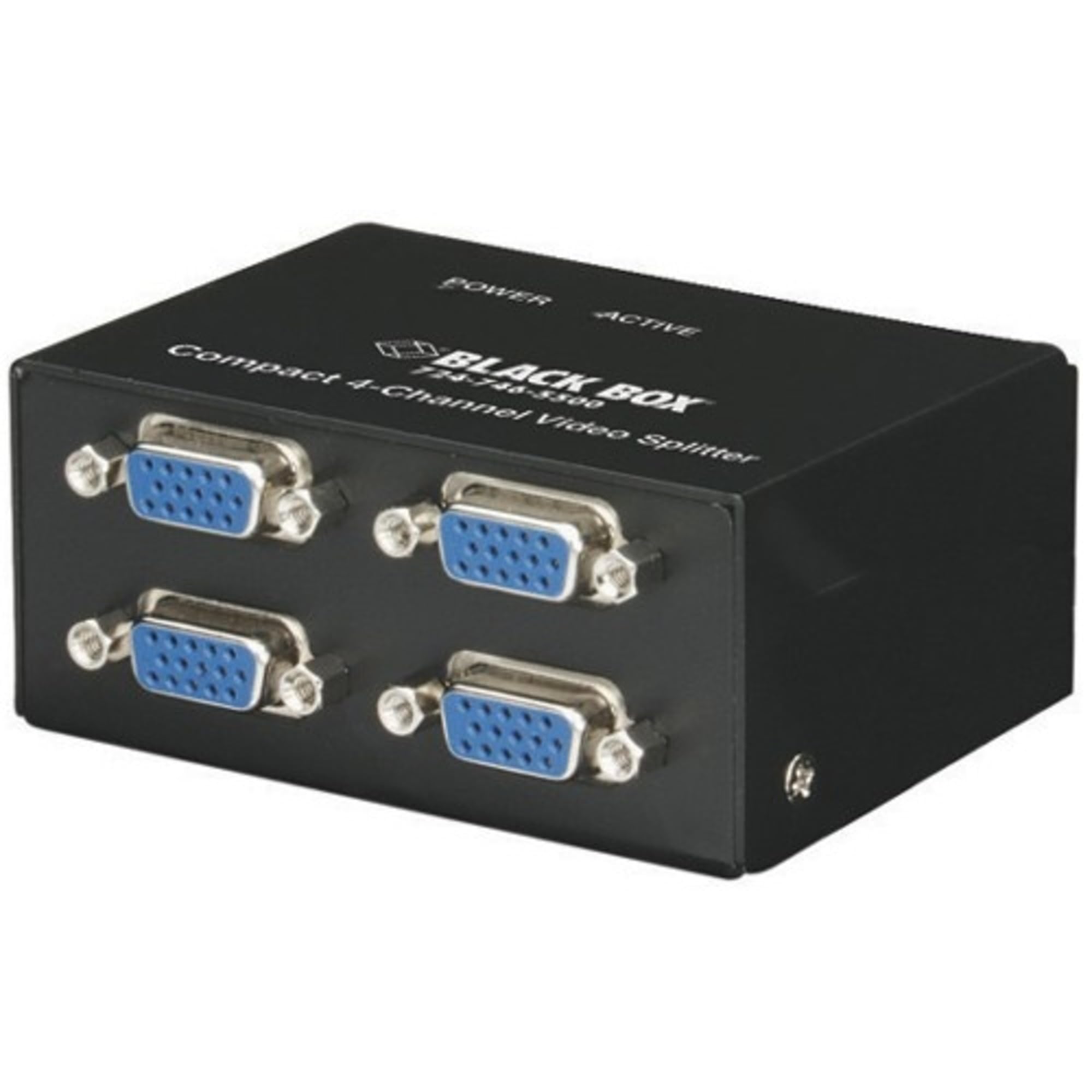 Amazon.com: Black Box AC1056A-4 Compact Video Splitter - 1 x HD-15 ...