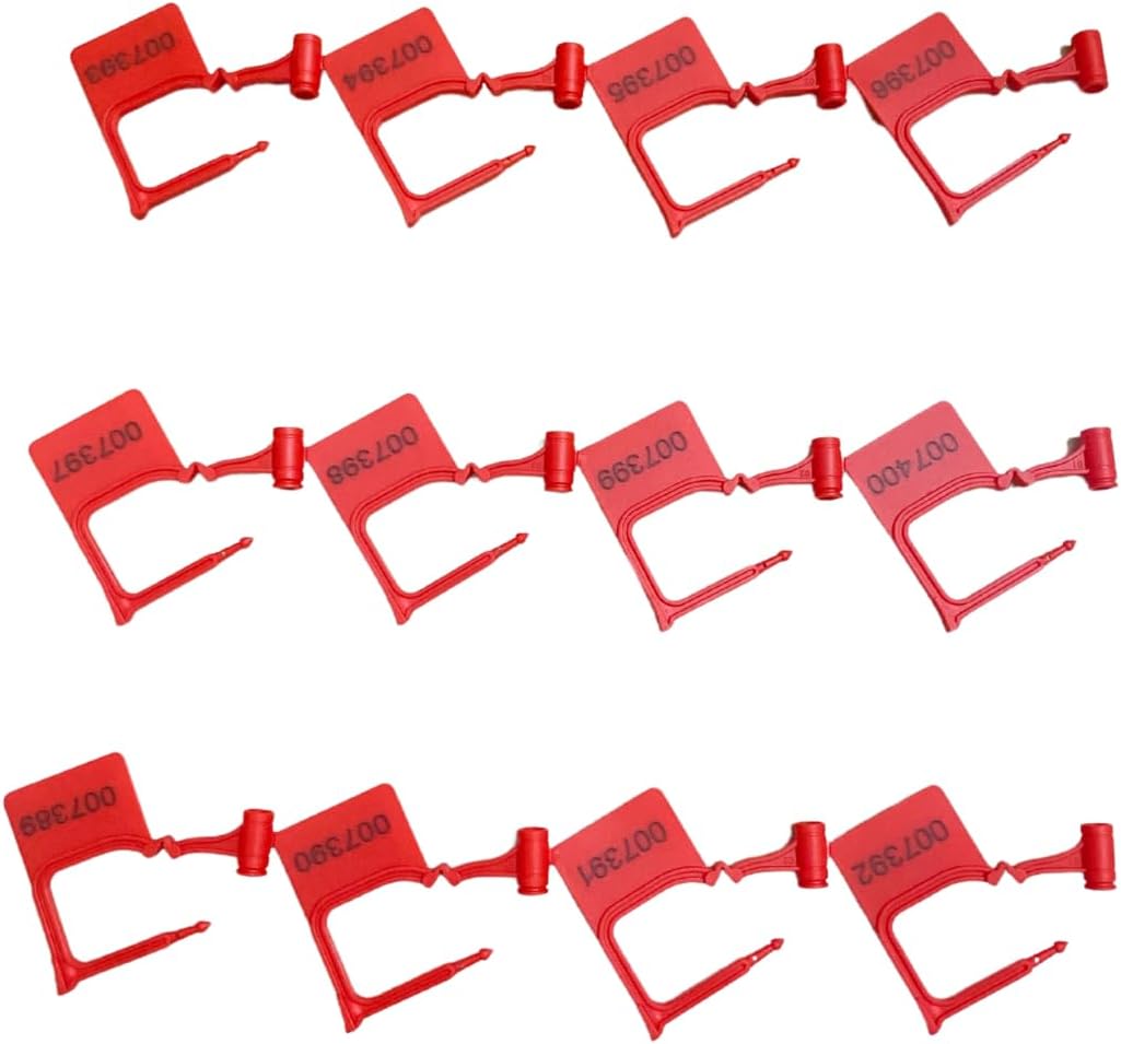 Amazon.com: DUEBASS 200 Pcs Numbered Security Plastic Padlock Seals ...