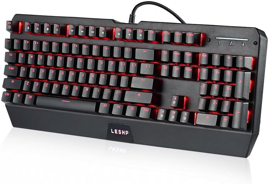 LYCANDER Tastiera Gaming spagnola, con cavo USB (1.8m), 19 tasti anti ...