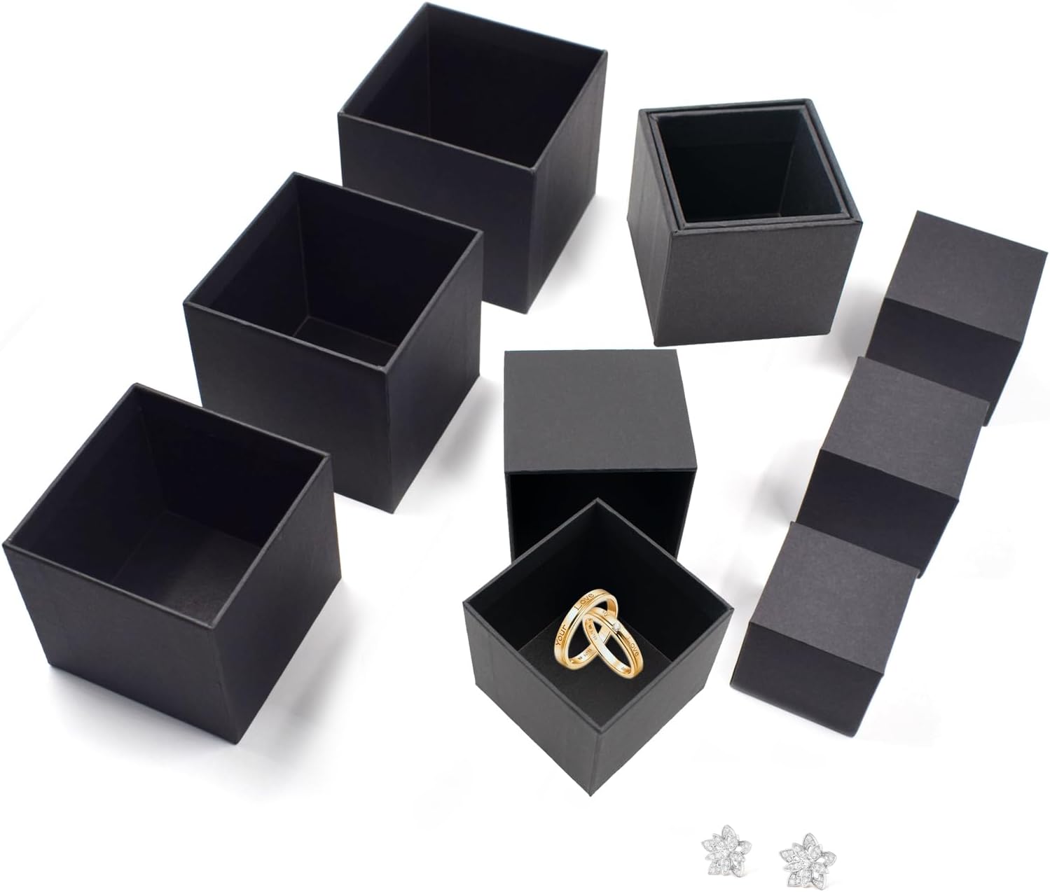 Amazon.com: QZONELIFE 10 pack Nesting Gift Box, Nested Boxes Gift Wrap ...