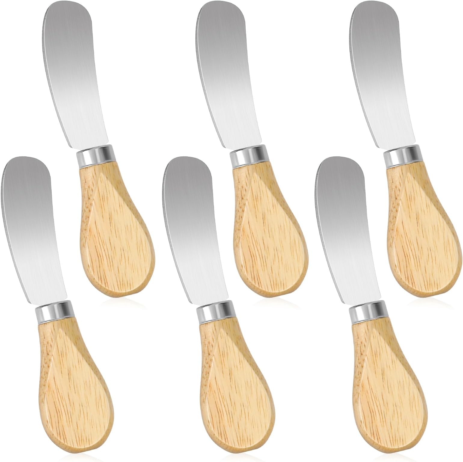Amazon.com: KALIONE 6 Pcs Cheese Spreader Knives, Mini Butter Knife ...