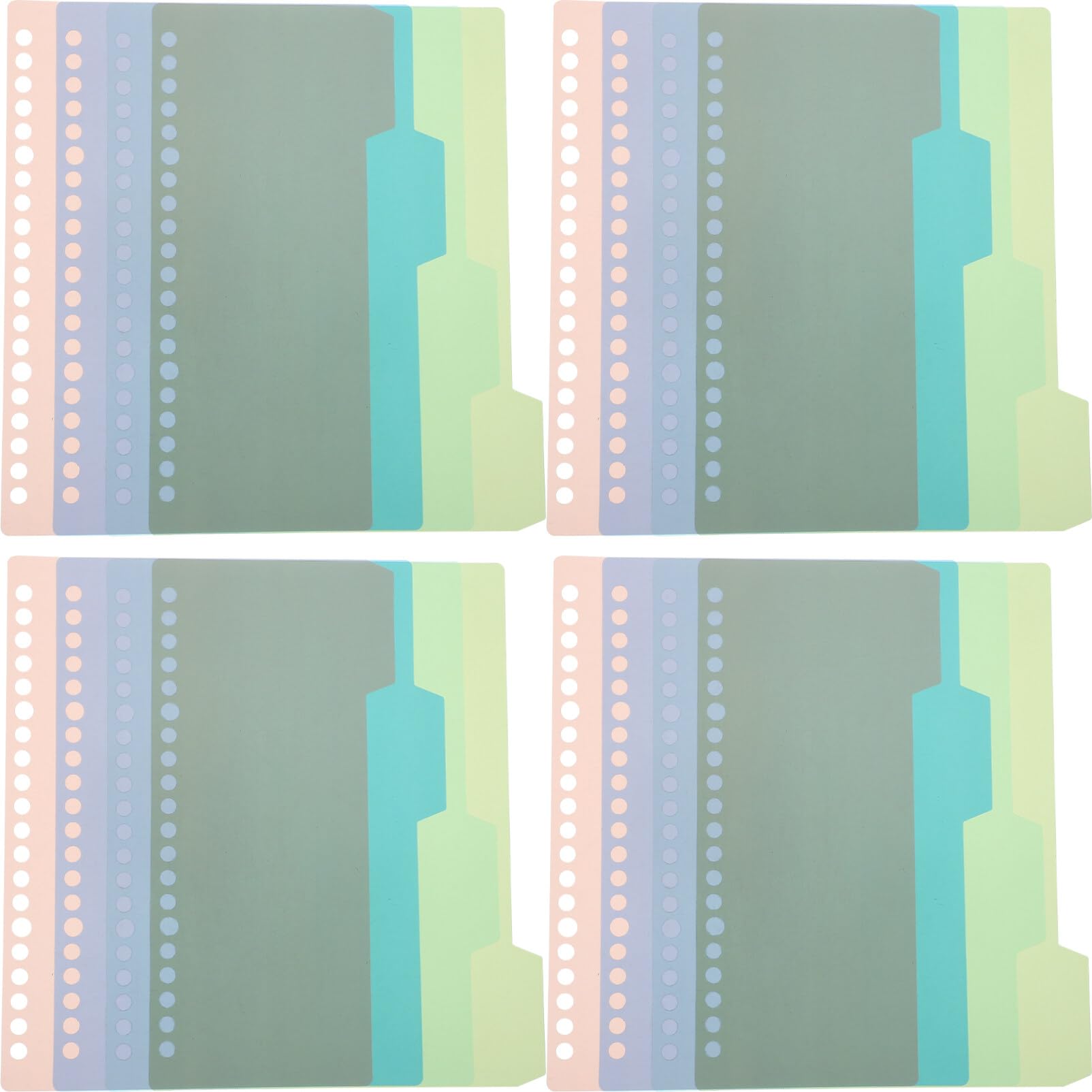 Filofax Dividers Journal Divider Pages NUOBESTY A5 Binder Dividers - 6 ...