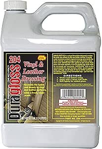 Duragloss 204 Vinyl and Leather Dressing - 64 fl. oz. : Amazon.sg ...