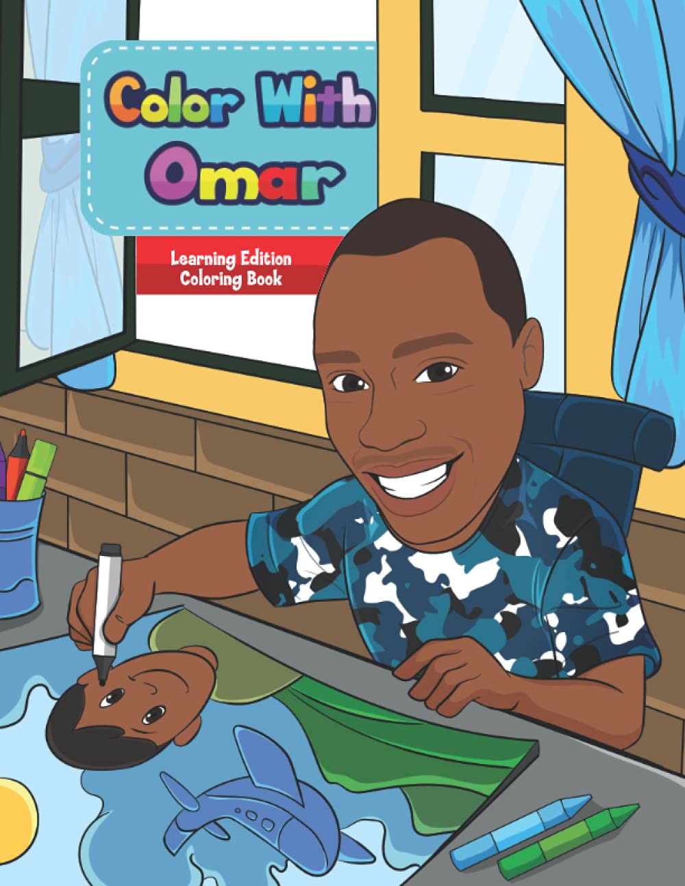 Amazon.com: Color With Omar: Learning Edition Coloring Book ...