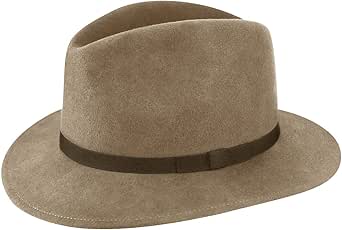 Country Gentleman Wilton Fedora - Putty/L Putty, Large at Amazon Men’s ...