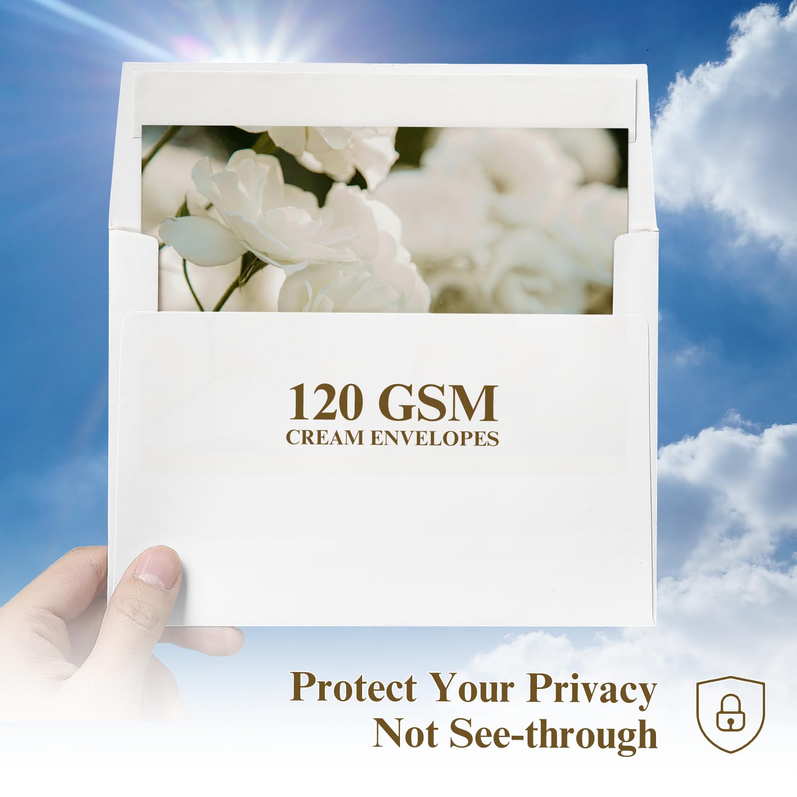Snapklik.com : A4 White Envelopes 4x6 100 Pack, 4.25 X 6.25 Invitation ...