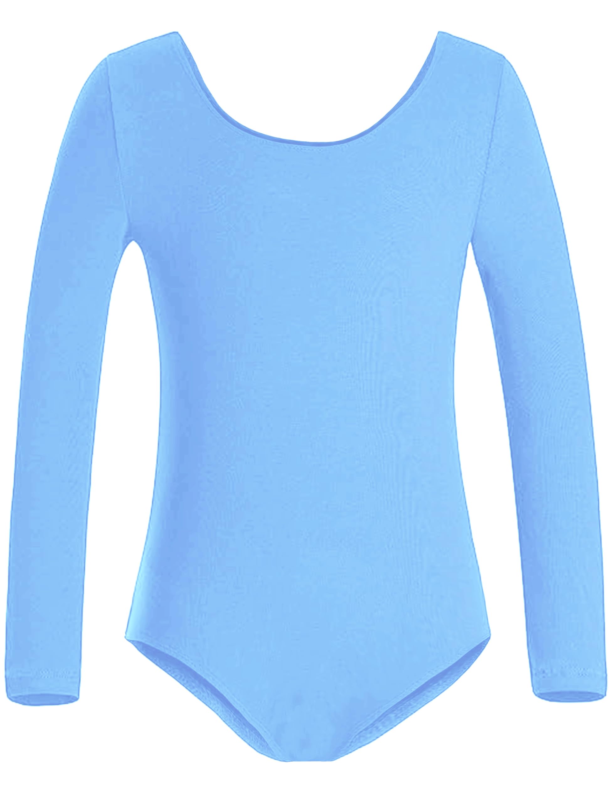 Snapklik.com : Kids Girls Basic Long Sleeve Leotards For Ballet ...